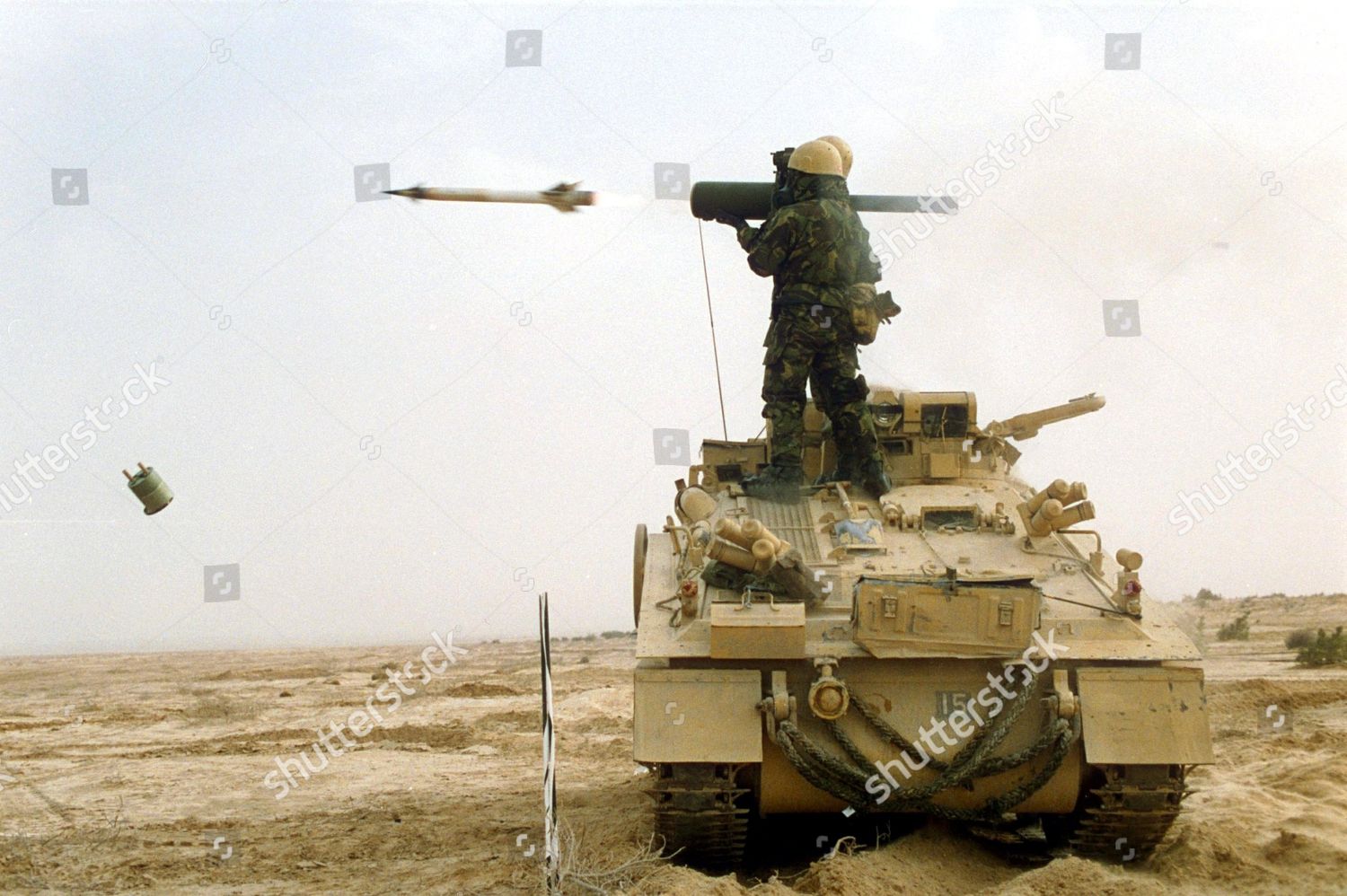 British Soldiers Firing Anti Tank Missile Editorial Stock Photo - Stock ...