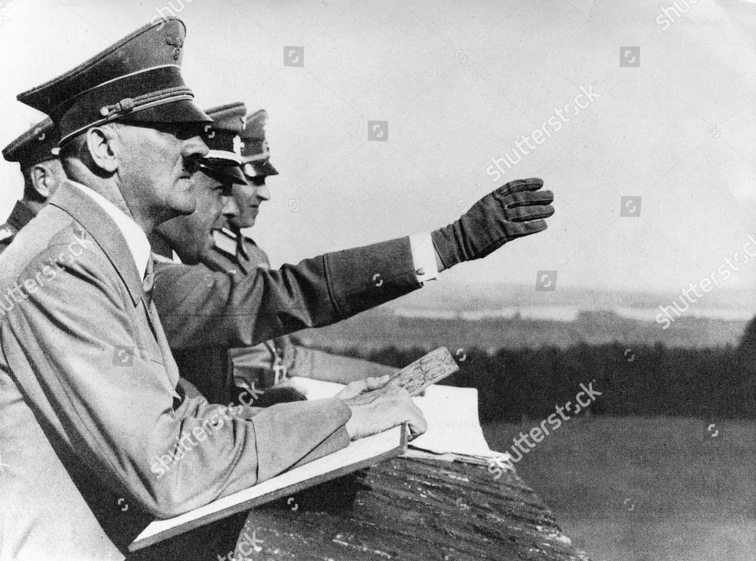 Adolf Hitler Observing Army Exercise 1937 Editorial Stock Photo - Stock ...