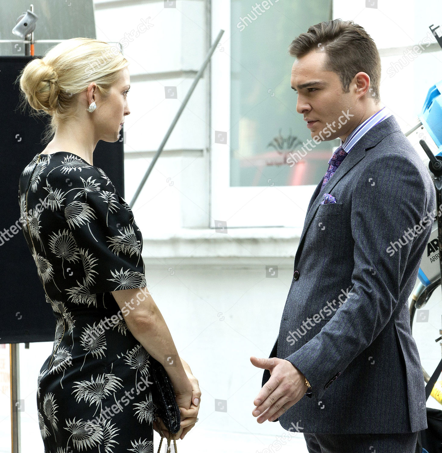 Kelly Rutherford Ed Westwick Editorial Stock Photo - Stock Image ...