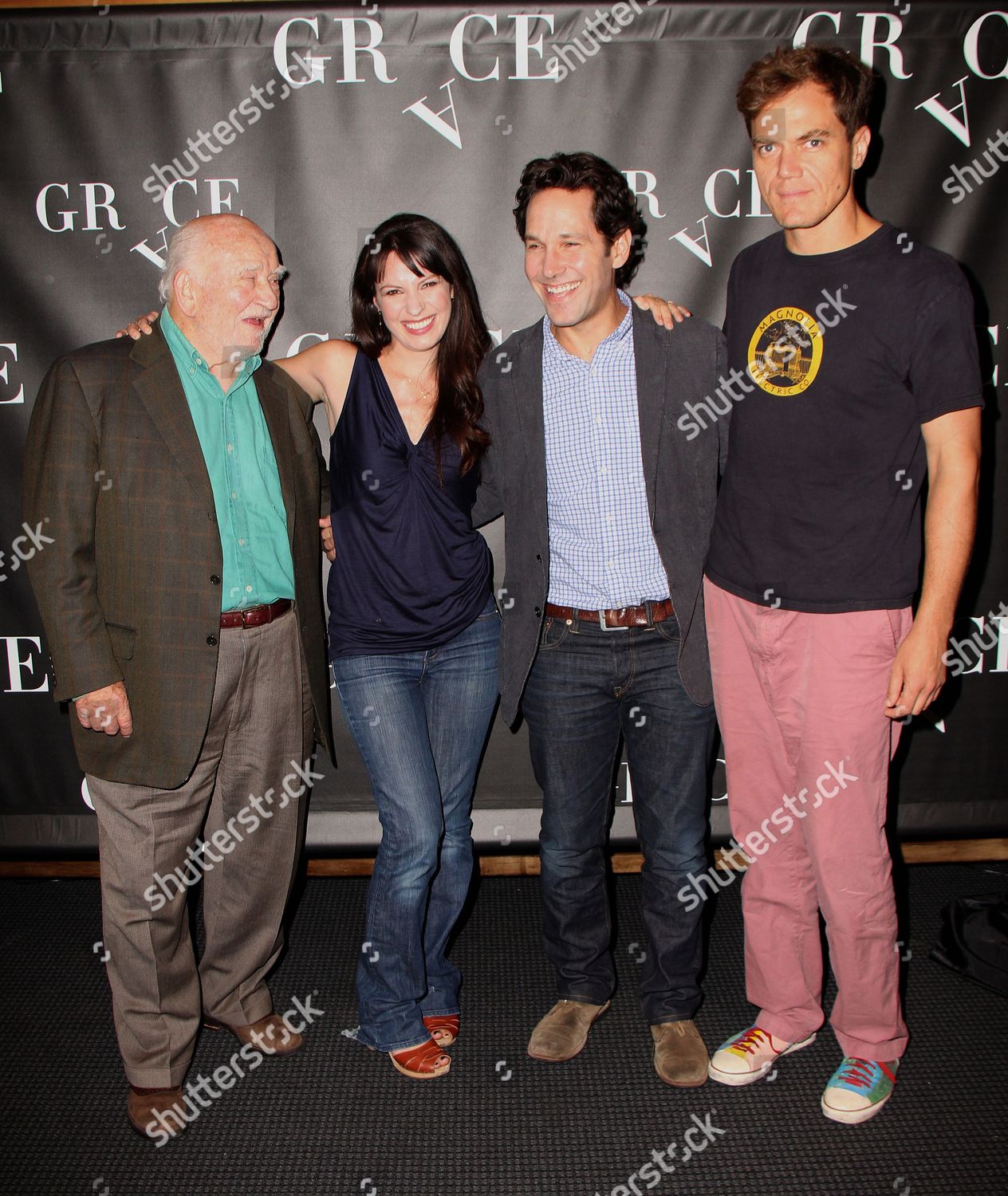 Ed Asner Kate Arrington Paul Rudd Editorial Stock Photo - Stock Image ...