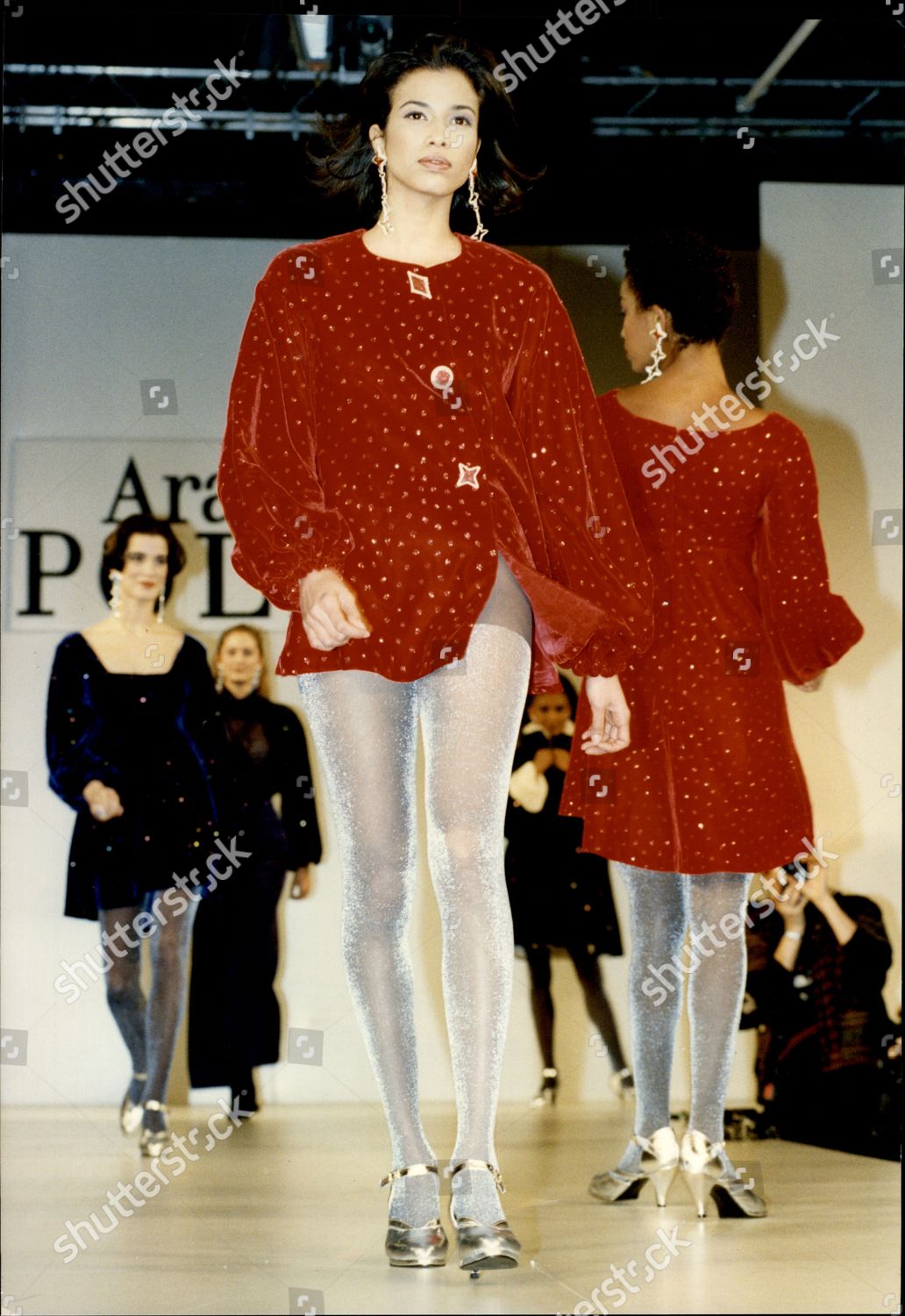 Arabella Pollen Fashion Show London Fashion Editorial Stock Photo ...