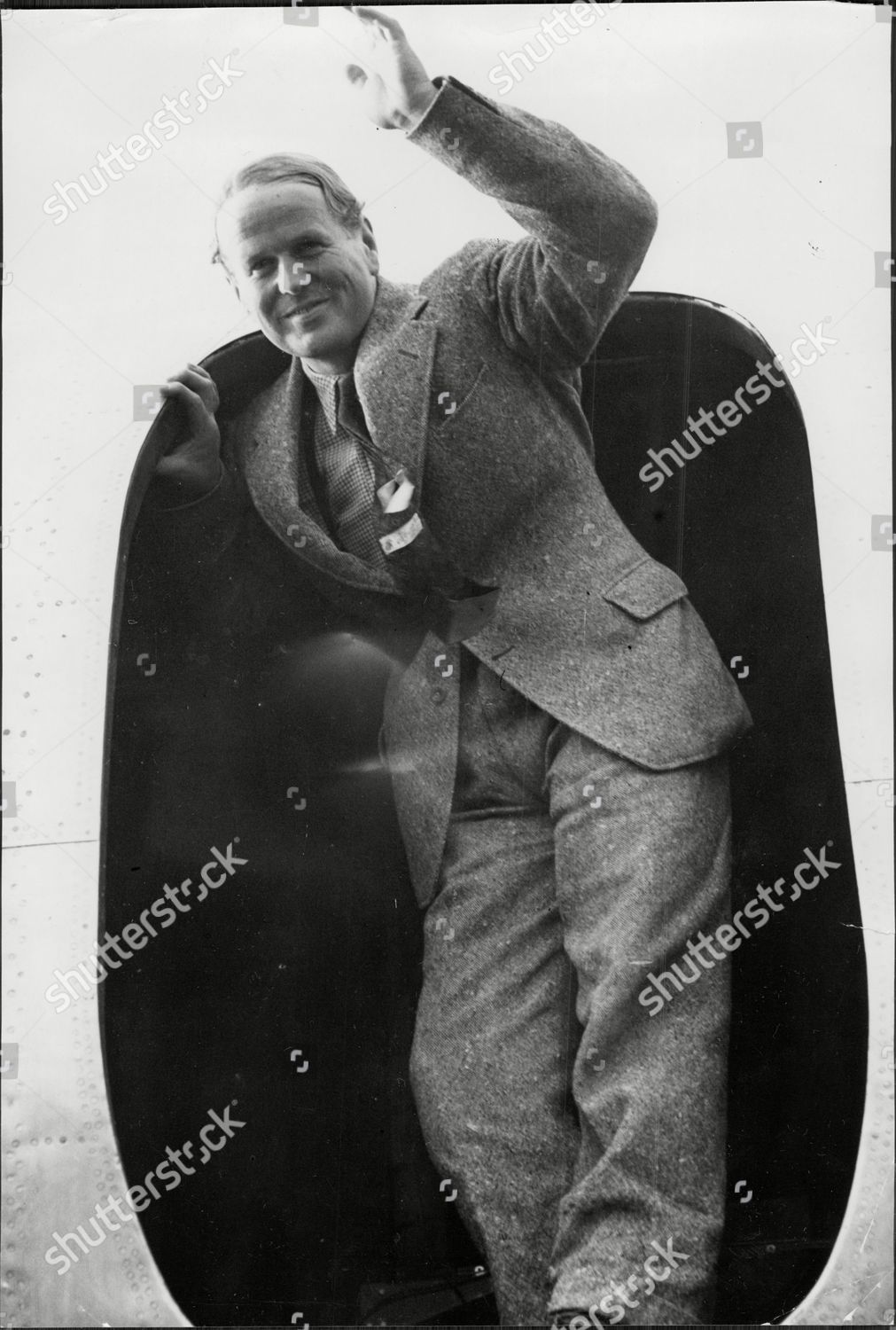 Group Captain John Cunningham Test Pilot Editorial Stock Photo - Stock ...
