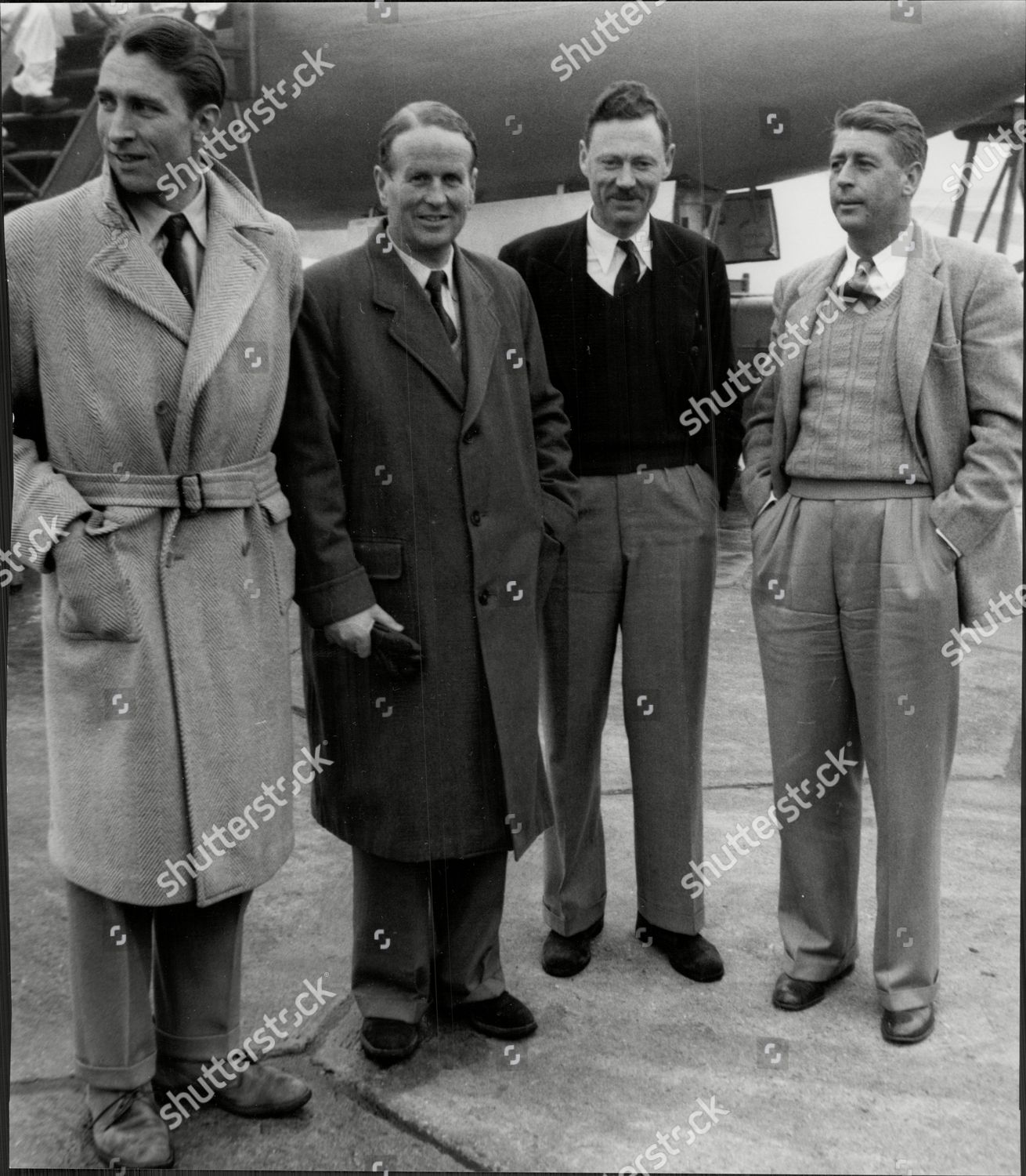 Group Captain John Cunningham Test Pilot - Foto de stock de contenido ...
