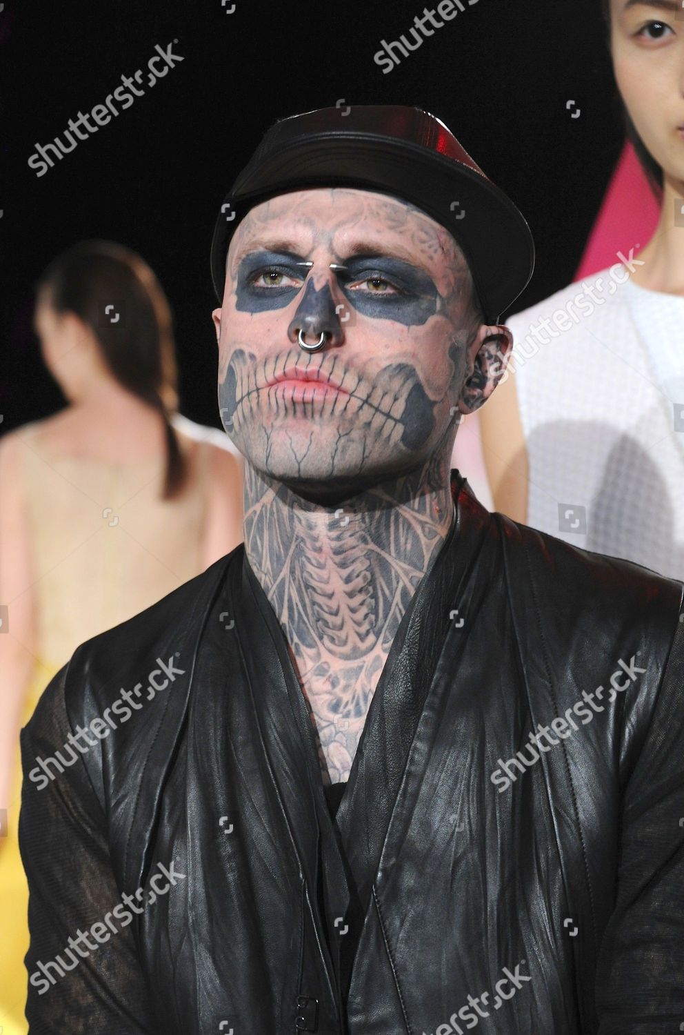 Male Model Rick Genest Aka Zombie Editorial Stock Photo - Stock Image ...