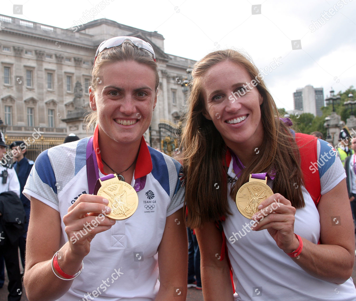 Heather Stanning Helen Glover Their Rowing Editorial Stock Photo ...
