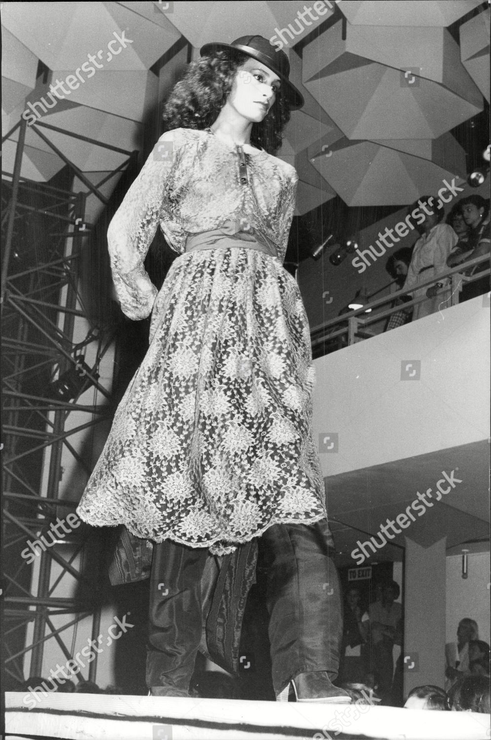 David Backhouse Lacy Dress On Show Editorial Stock Photo - Stock Image ...