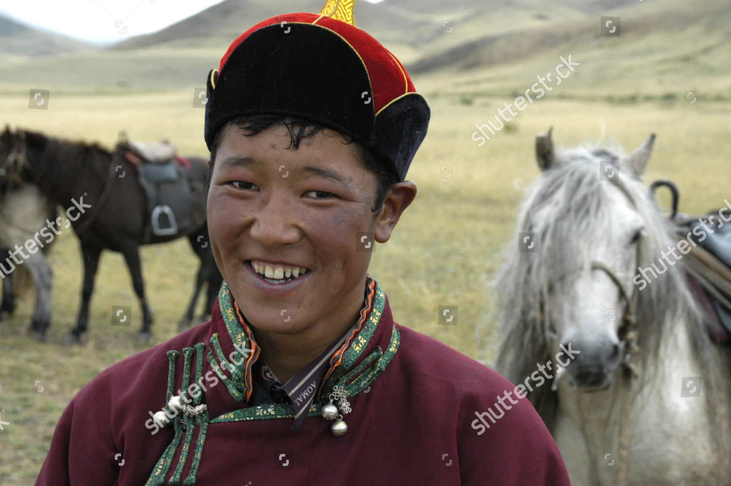 Portrait Nomads Shepherd Boy Dressed Traditional Editorial Stock Photo ...