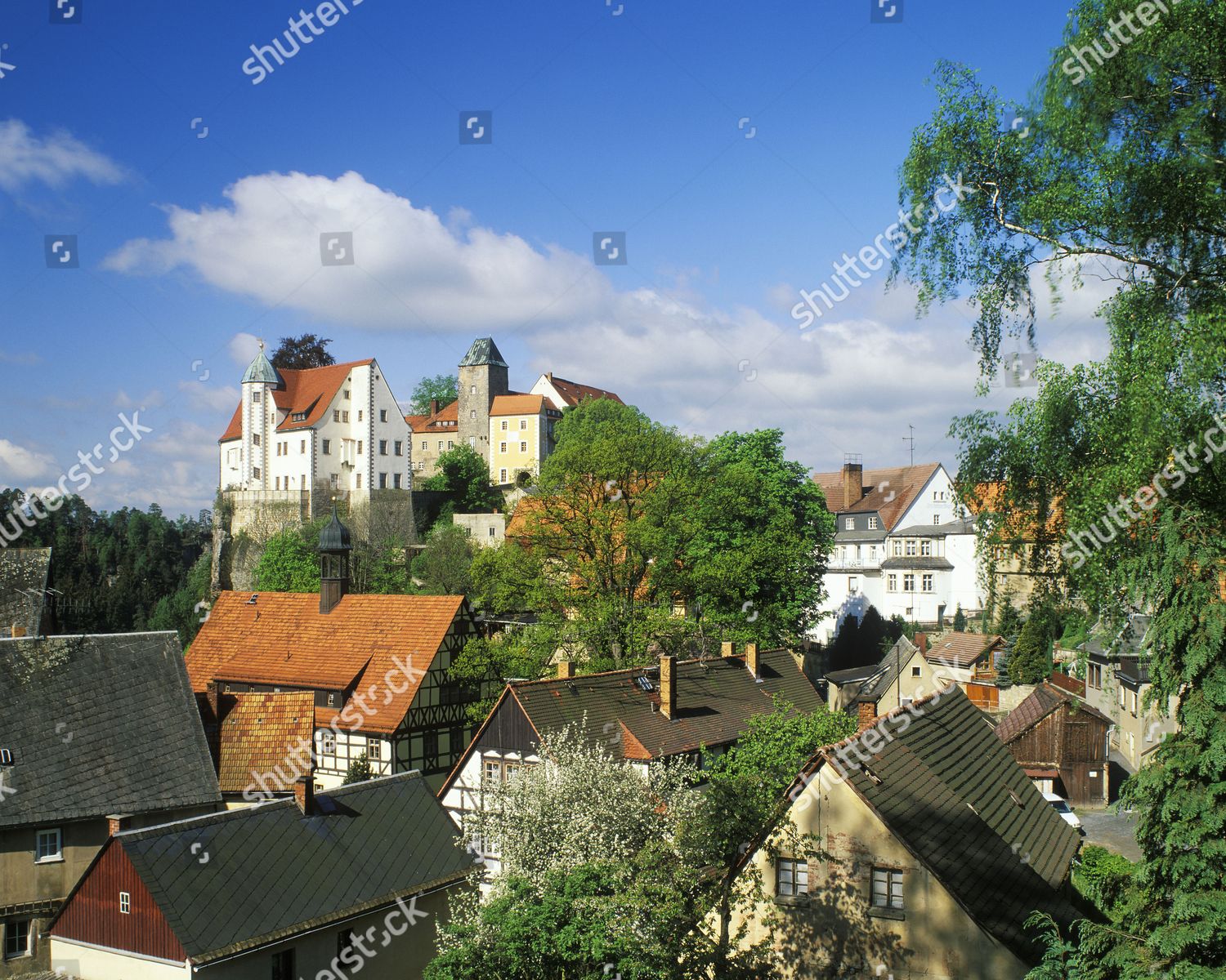 Hohnstein Castle Saechsische Schweiz Saxony Germany Editorial Stock ...