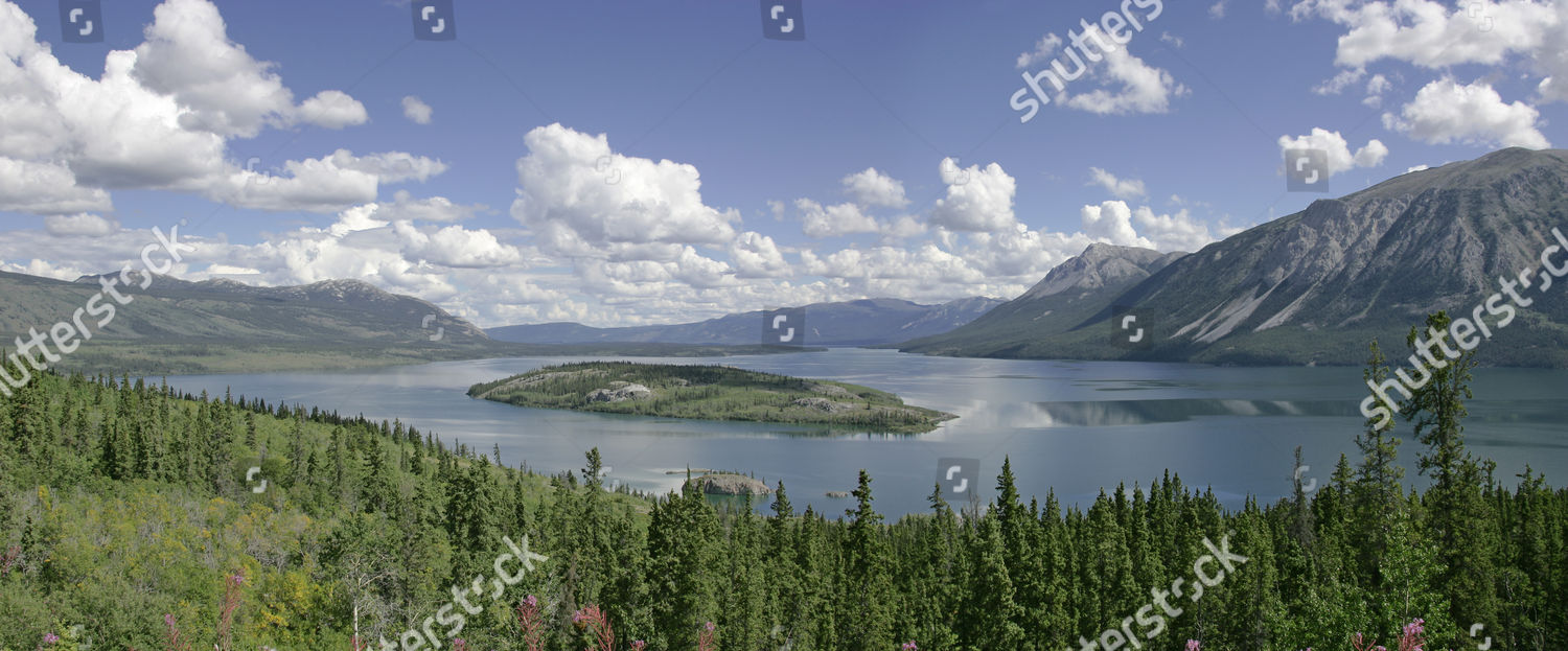 Tagish Lake Yukon Canada Editorial Stock Photo - Stock Image | Shutterstock