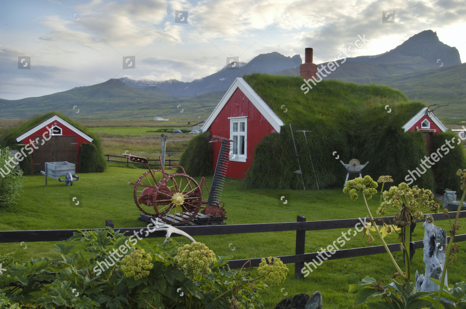House Called Lindarbakki Village Bakkageri Iceland Editorial Stock ...