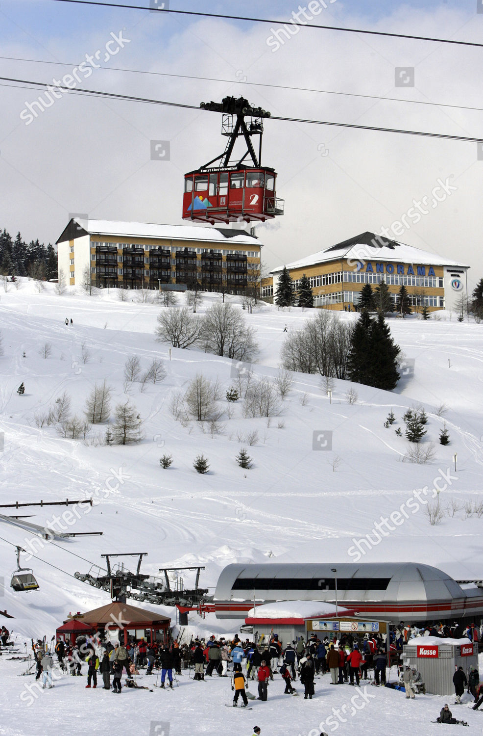 Teleferic Chair Lift Station Skiing Region Editorial Stock Photo ...