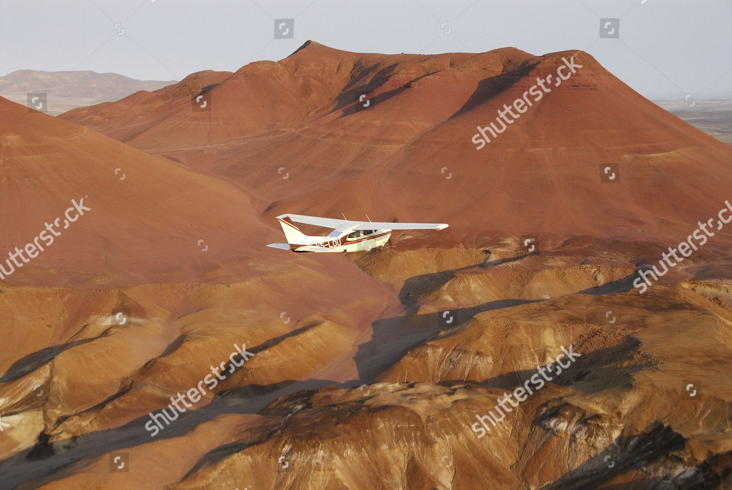 Little Airplane Over Skeleton Coast Kuidas Editorial Stock Photo ...