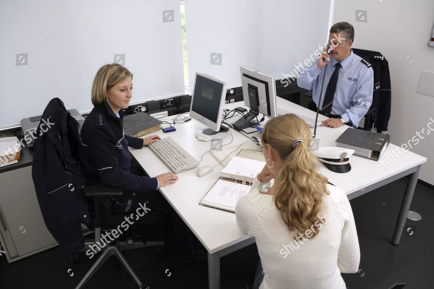 Police Officers Office New Blue Police Editorial Stock Photo - Stock ...
