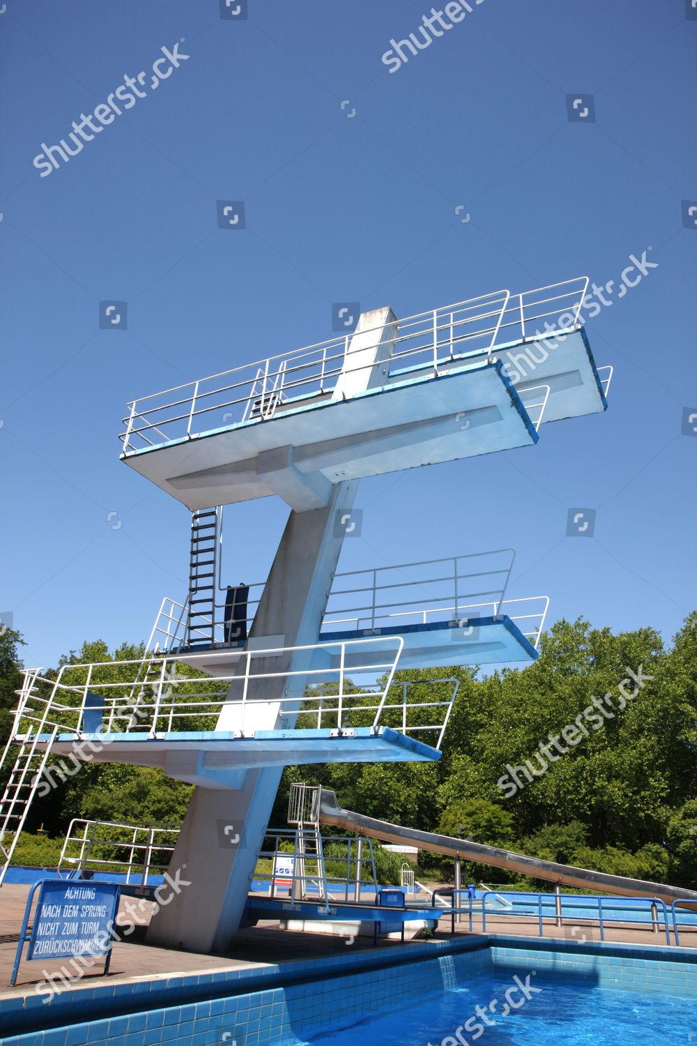 Diving Tower 10meter Diving Board Outdoor Editorial Stock Photo - Stock ...