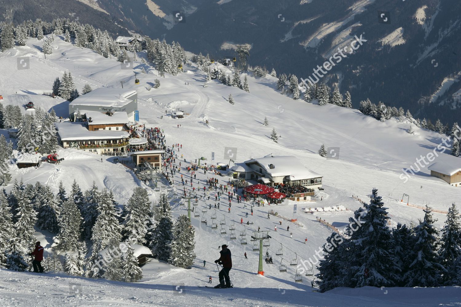 Alp Lift Station Skiing Region Mayrhofenpenken Editorial Stock Photo ...