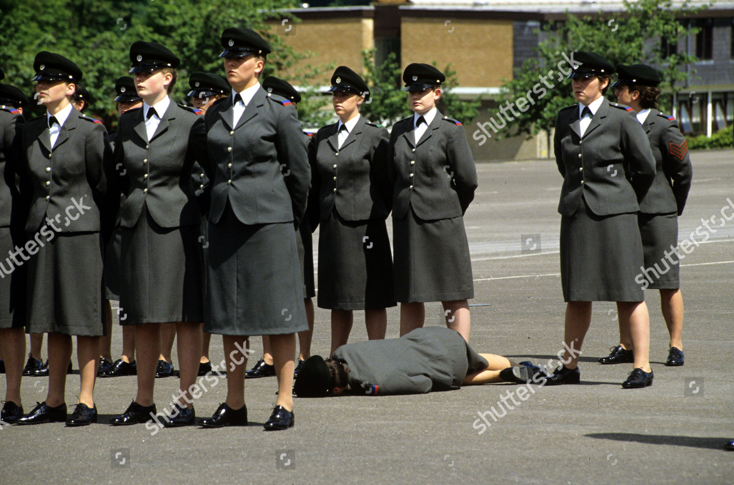 Woman Fainting On Parade Ground Editorial Stock Photo - Stock Image ...