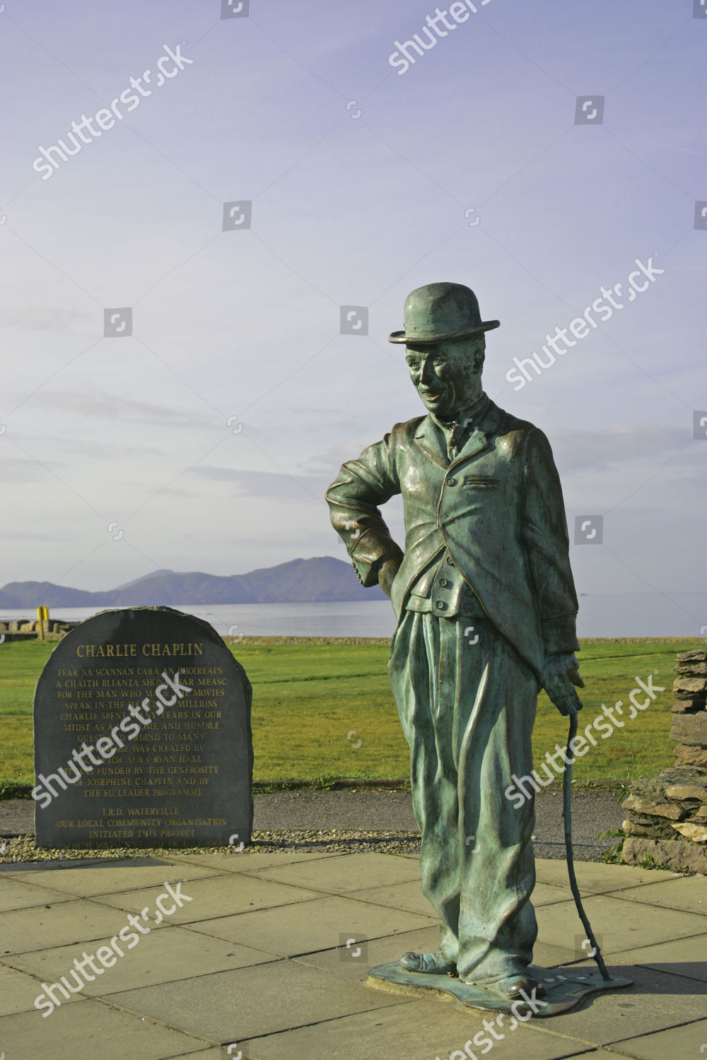 Charlie Chaplin Statue Waterville Ring Kerry Editorial Stock Photo ...