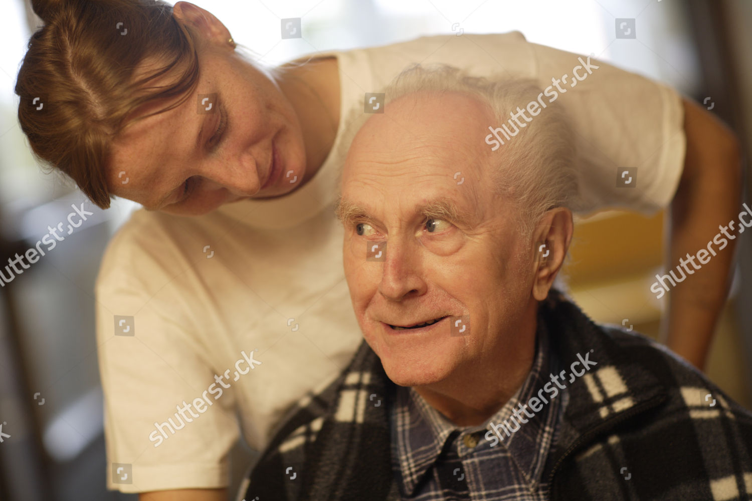Model Released Old Man Nurse Editorial Stock Photo - Stock Image ...
