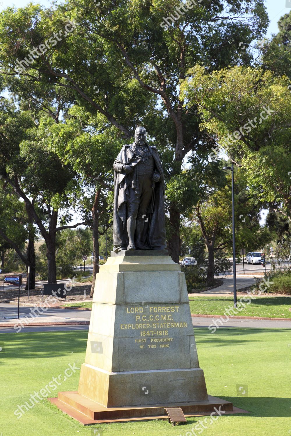 Statue Honour Lord Forrest Kings Park Editorial Stock Photo - Stock ...