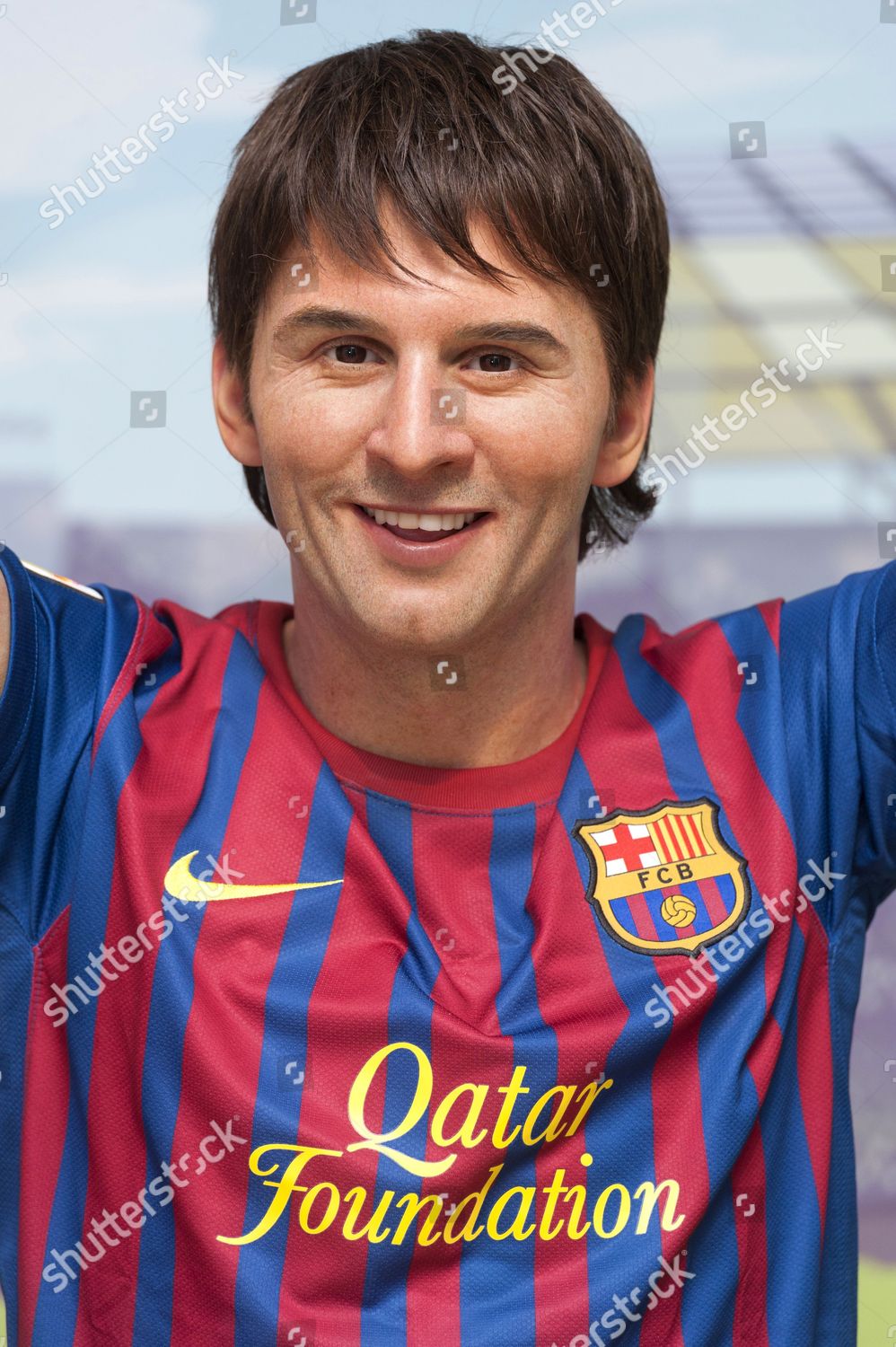 Waxwork Fc Barcelona Footlballer Lionel Messi Editorial Stock Photo ...