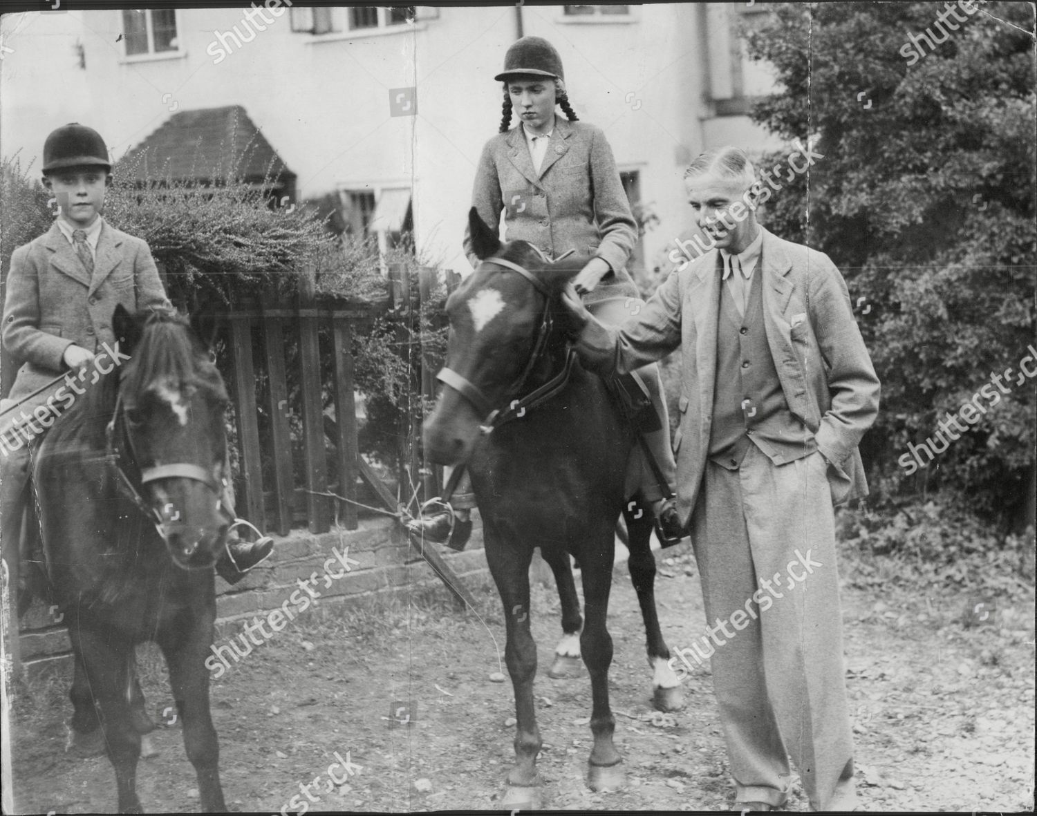 General Arthur Percival His Family On Editorial Stock Photo - Stock ...