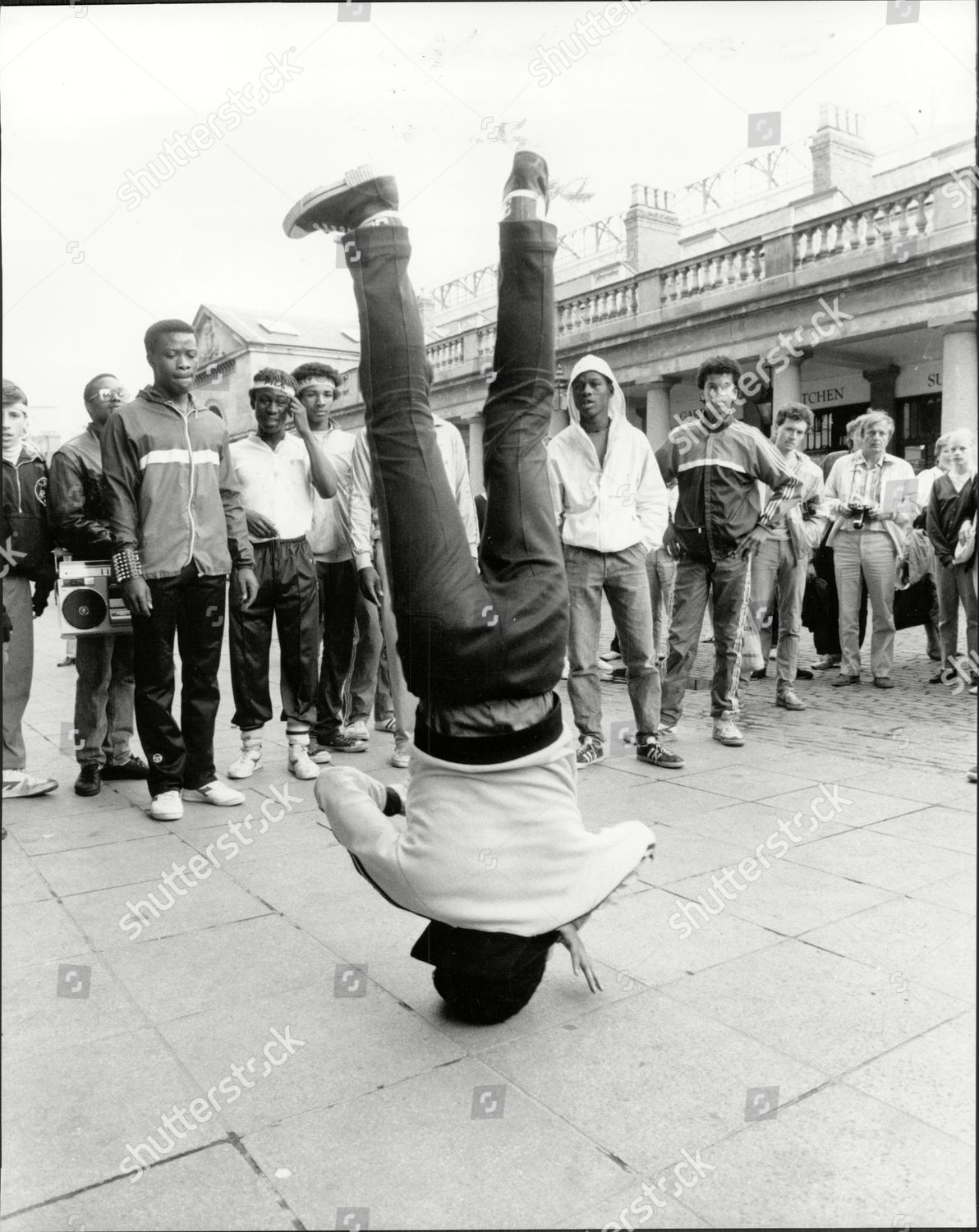 Break Dancers Dancing Covent Garden London Editorial Stock Photo ...
