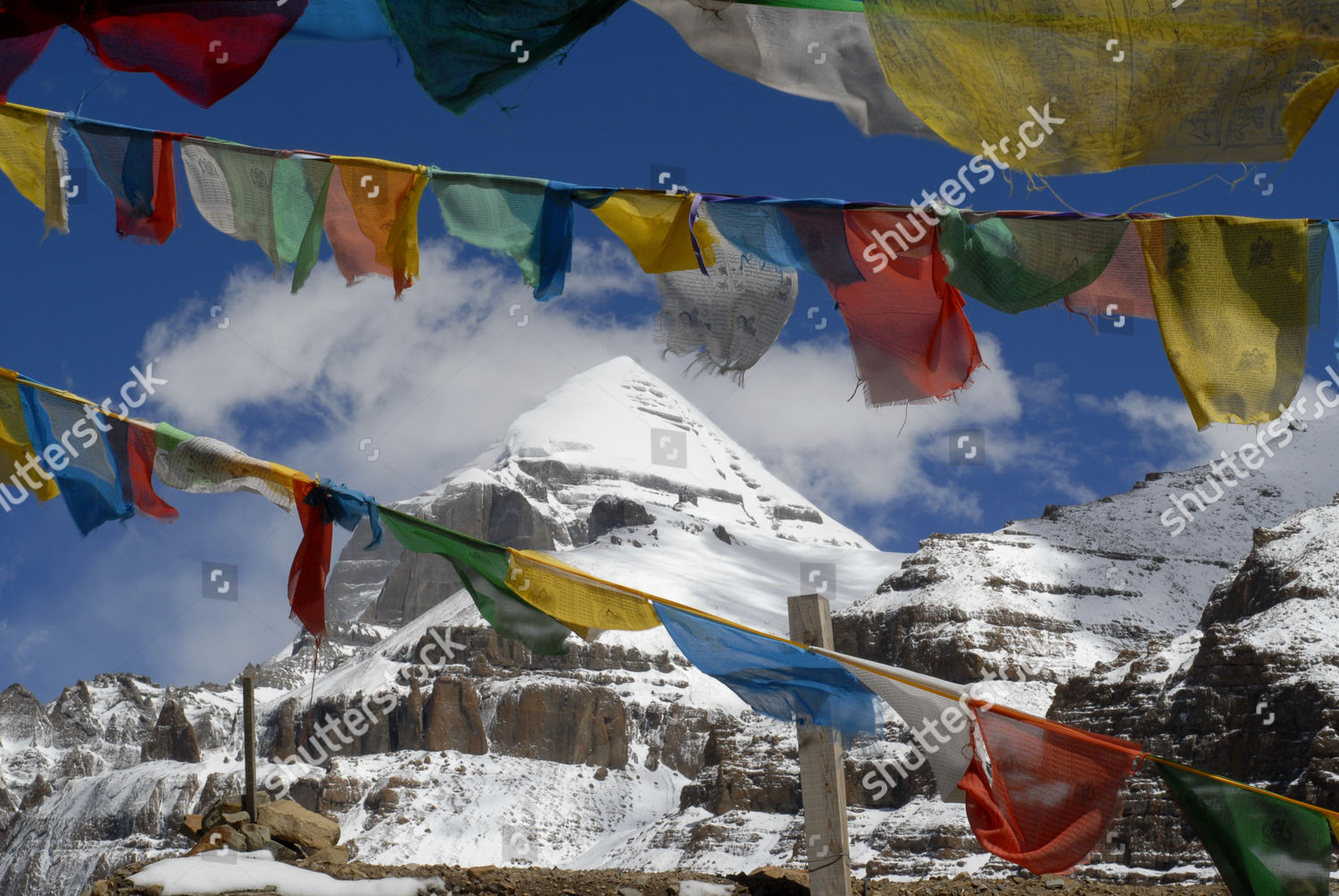 Mount Kailash Tibetan Kang Rinpoche Tibetan Editorial Stock Photo ...