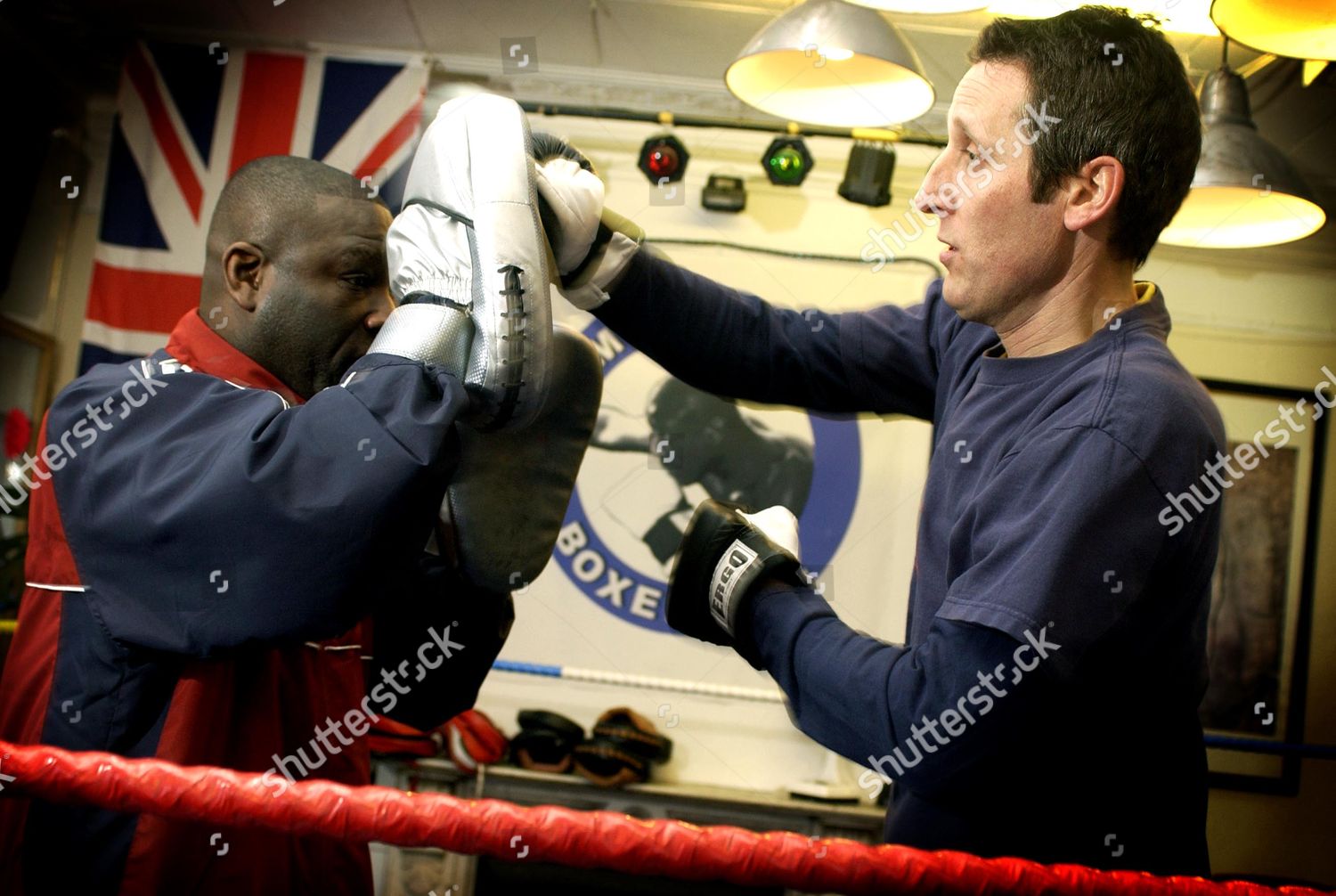 Exbritish Boxing Champion Clinton Mckenzie Teaches Editorial Stock ...