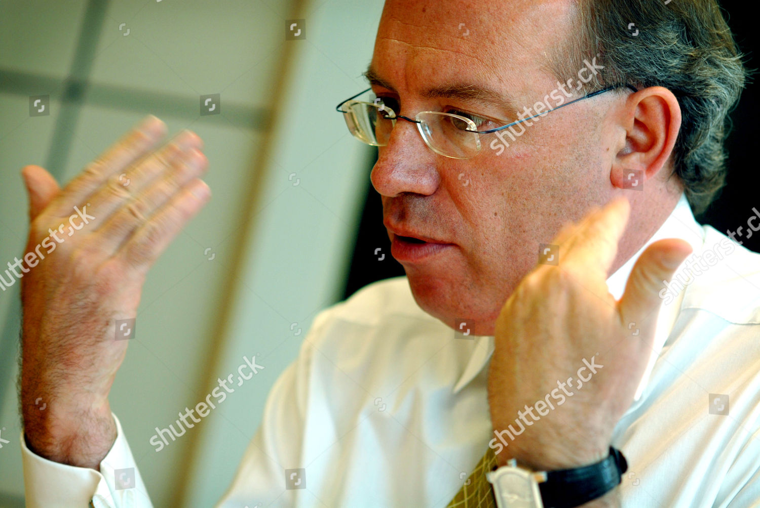 James Crosby Outgoing Chief Executive Hbos Editorial Stock Photo ...