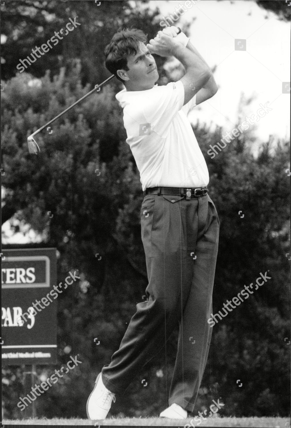 Golfer David Feherty Dunhill Masters Woburn Editorial Stock Photo ...