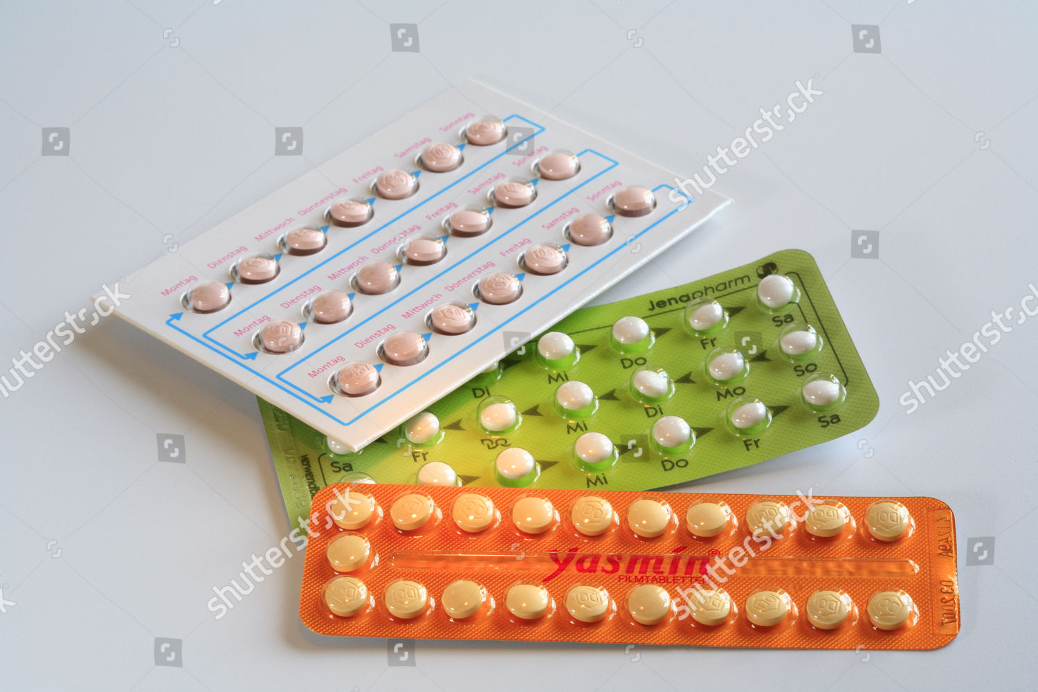 Contraceptive Pill One Month Packs Editorial Stock Photo - Stock Image ...