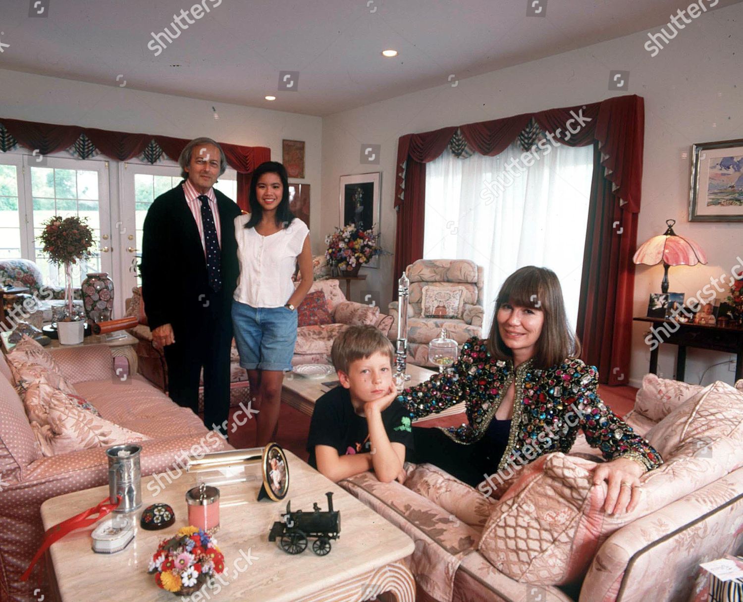 Andre Previn His Daughter Lia His Editorial Stock Photo - Stock Image ...