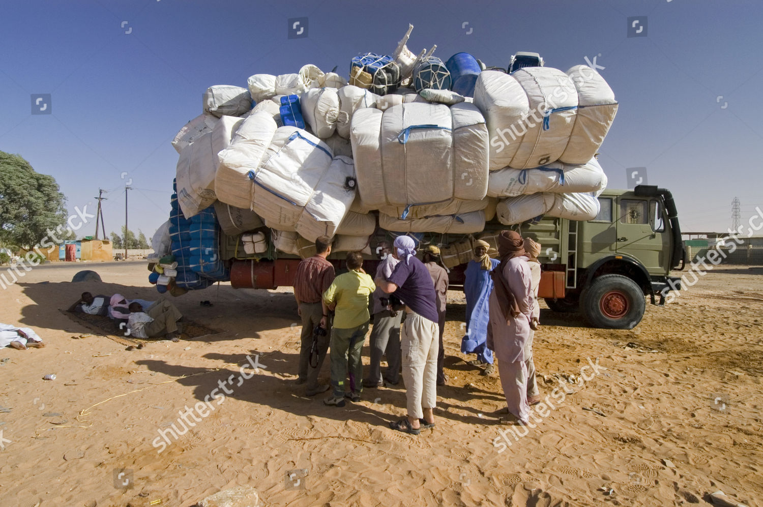 Totally Overloaded Truck Oasis Kufra Kufrah Editorial Stock Photo - Stock Image | Shutterstock