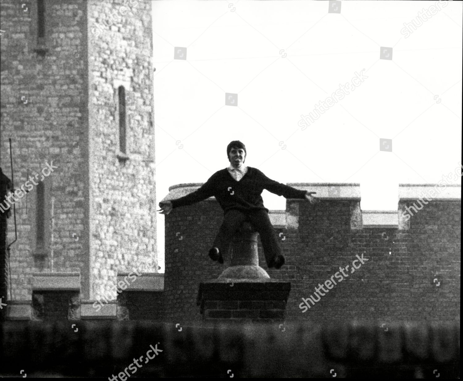 Pat Breslin 18 Protesting On Roof Editorial Stock Photo - Stock Image ...