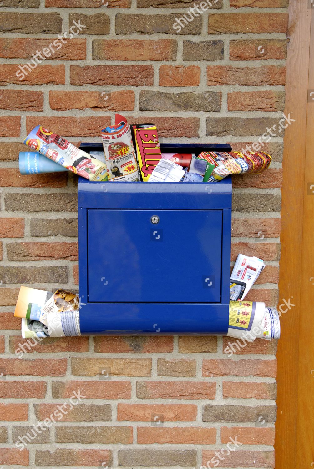 Advertising Brochures Mailbox Editorial Stock Photo - Stock Image ...