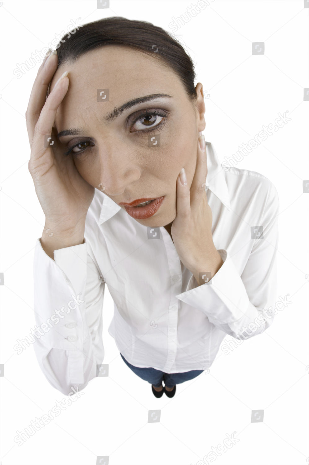 Model Released Woman Has Bad Feeling Editorial Stock Photo - Stock ...