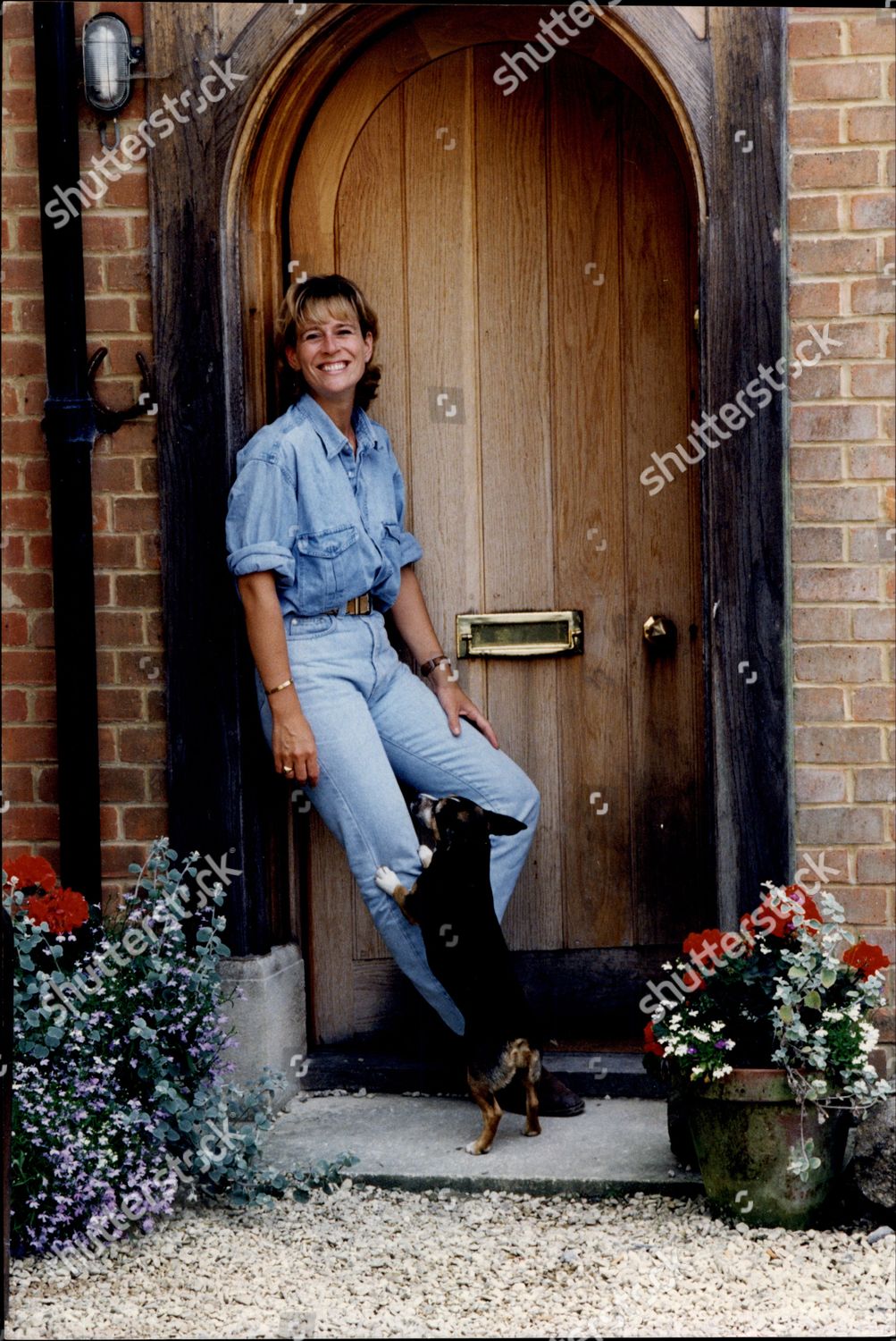 Weather Girl Television Presenter Sally Faber Editorial Stock Photo ...