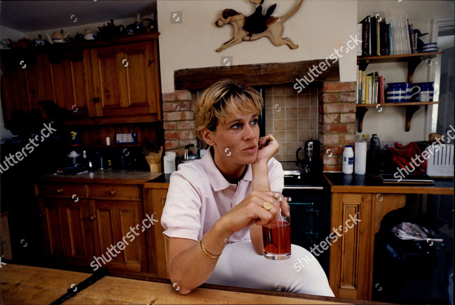 Weather Girl Television Presenter Sally Faber Editorial Stock Photo ...