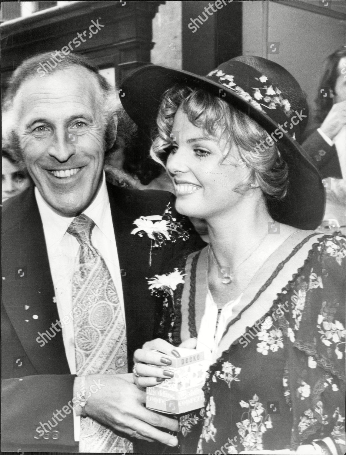Comedian Bruce Forsyth Anthea Redfern Daughter Editorial Stock Photo ...