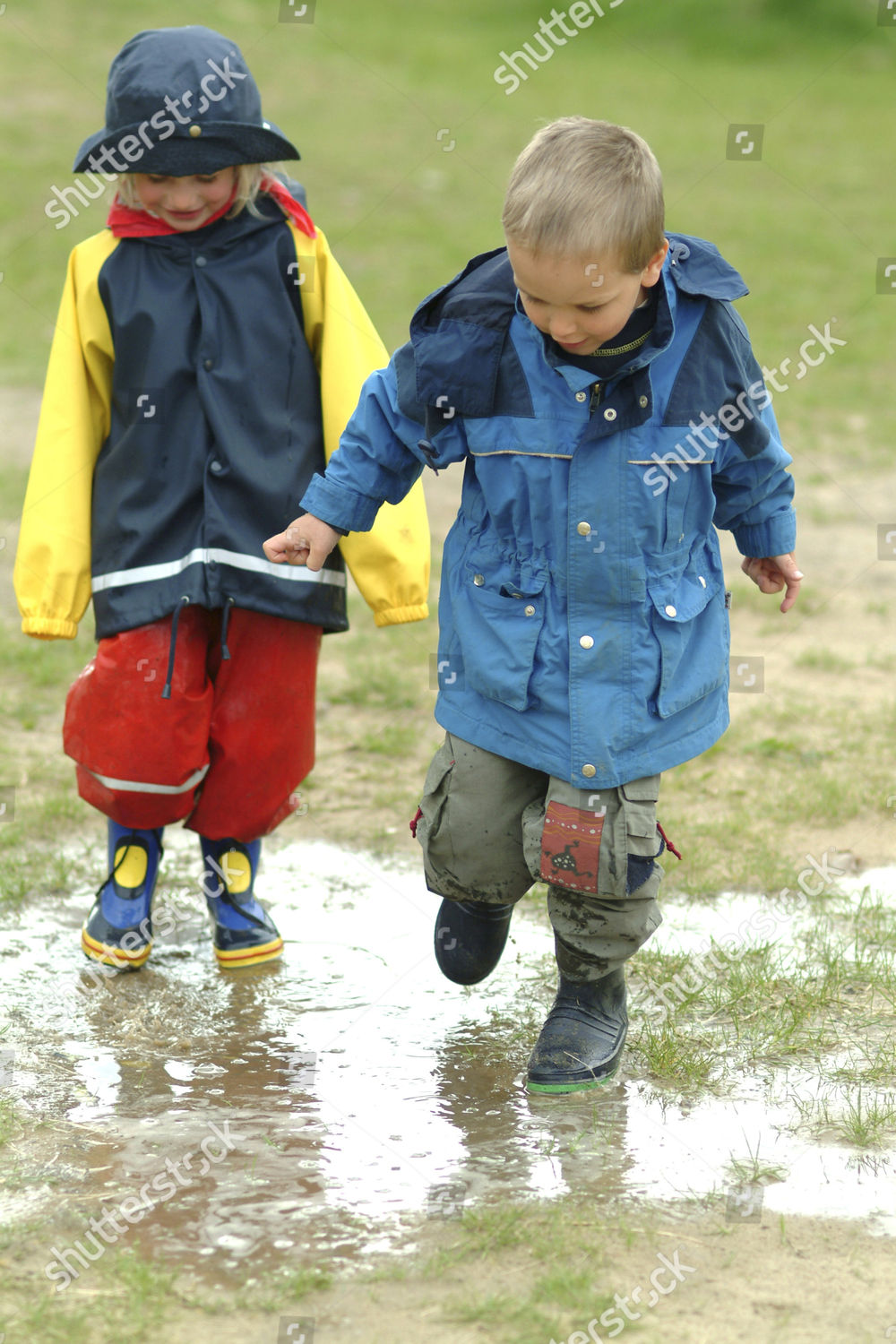 Model Released Children Play Sludge Editorial Stock Photo - Stock Image ...