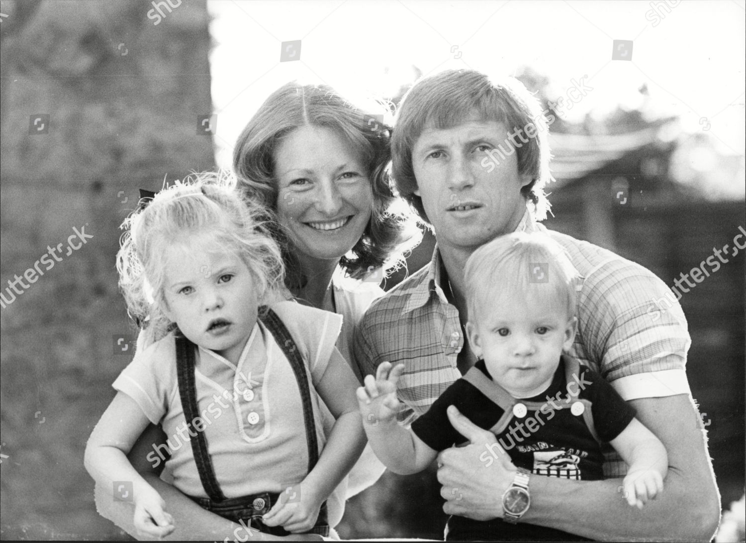 Colin Bell His Wife Marie Children Editorial Stock Photo - Stock Image ...