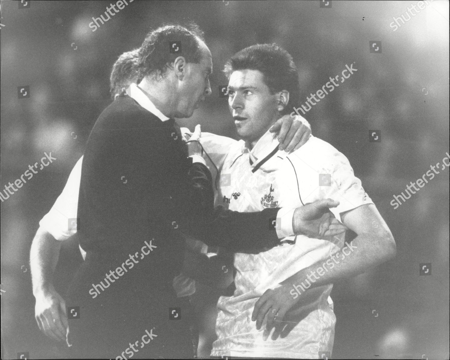 Referee Terry Holbrook Tells Chris Waddle Editorial Stock Photo - Stock ...