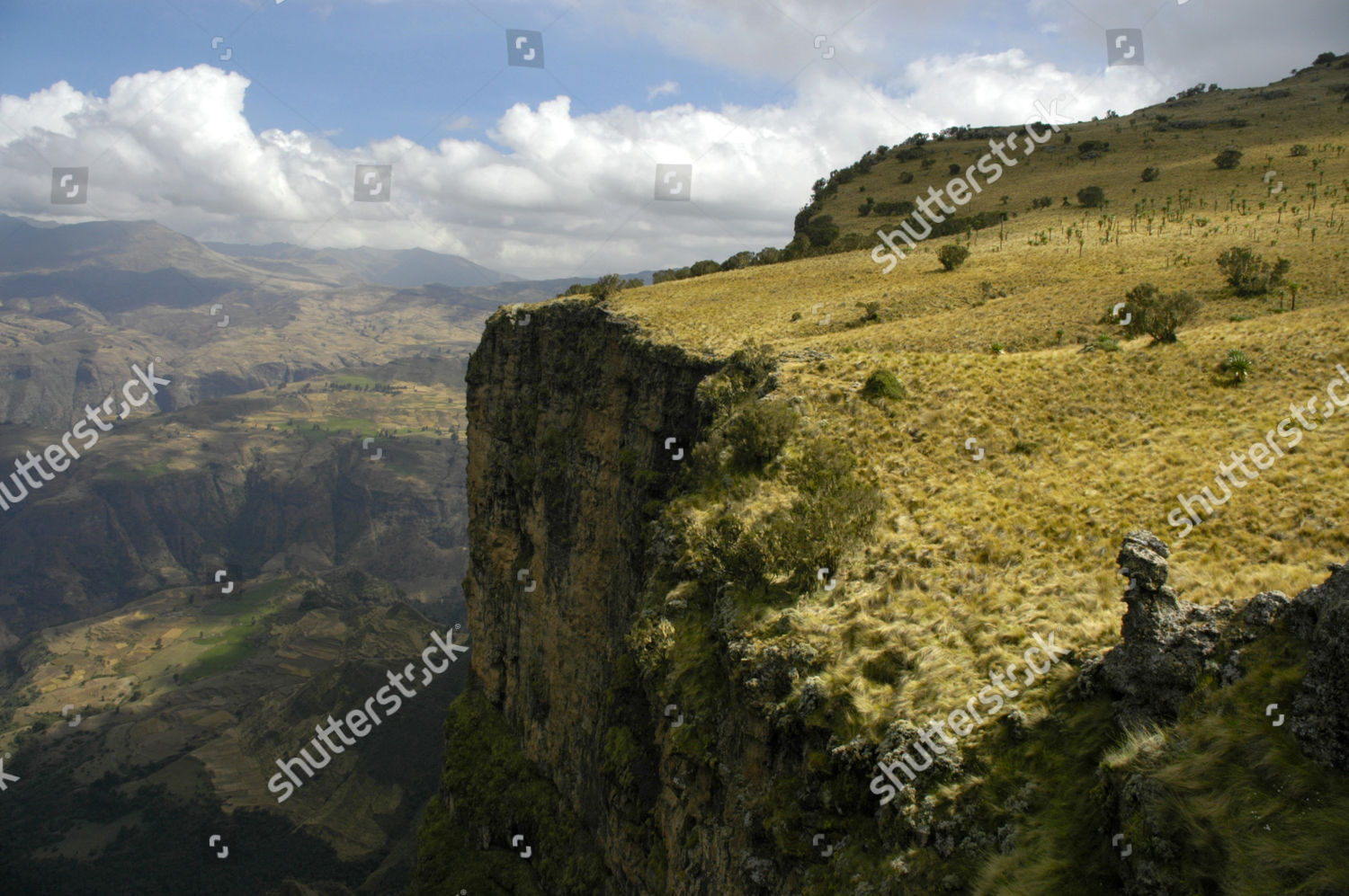 Bold Cliffs Rock Face Edge High Editorial Stock Photo - Stock Image ...