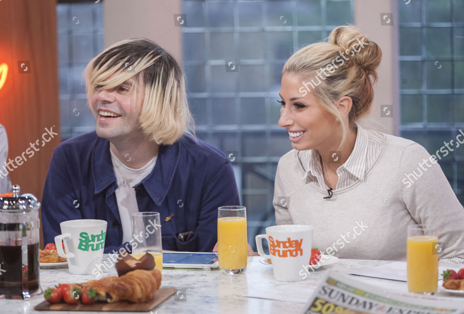 Tim Burgess Stacey Solomon Editorial Stock Photo - Stock Image ...