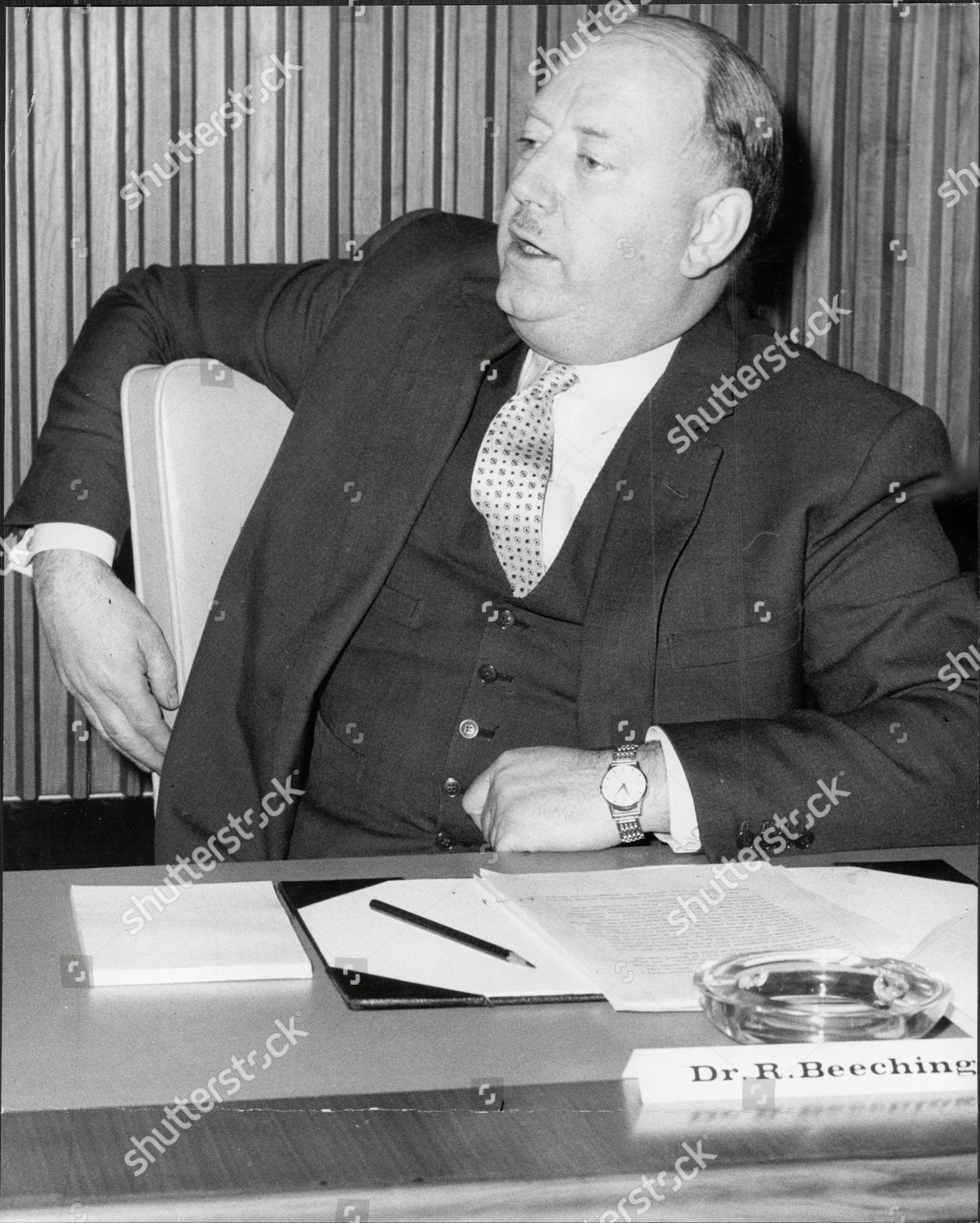 Richard Beeching Chairman British Rail Editorial Stock Photo - Stock ...