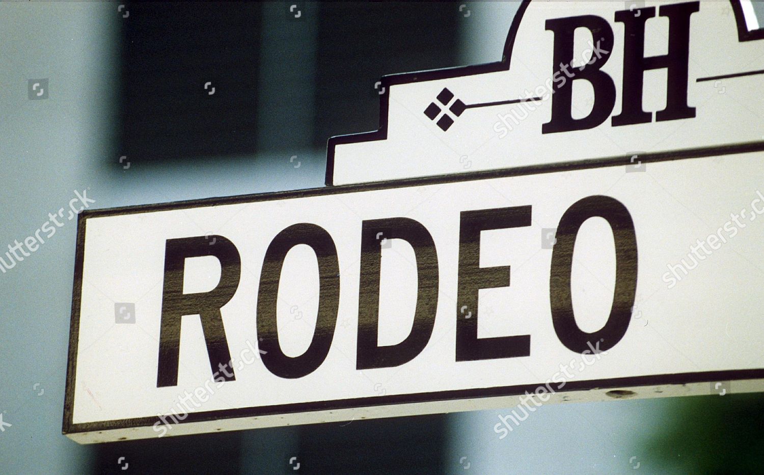 Rodeo Drive Road Sign Beverly Hills Editorial Stock Photo - Stock Image ...