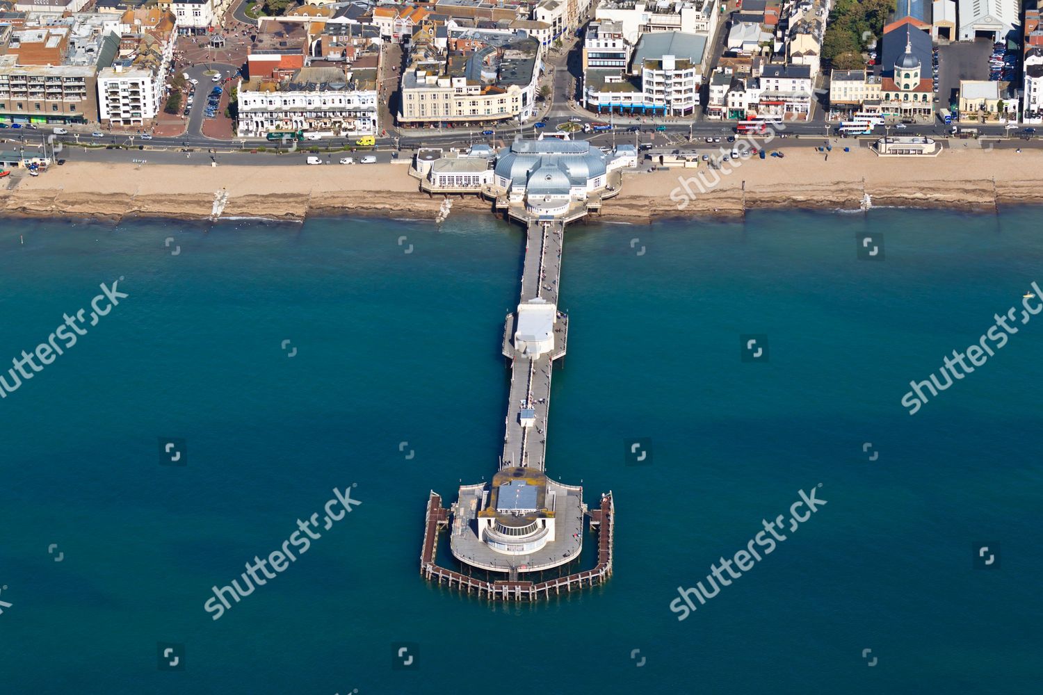Aerial View Worthing Pier Seafront Worthing Editorial Stock Photo ...