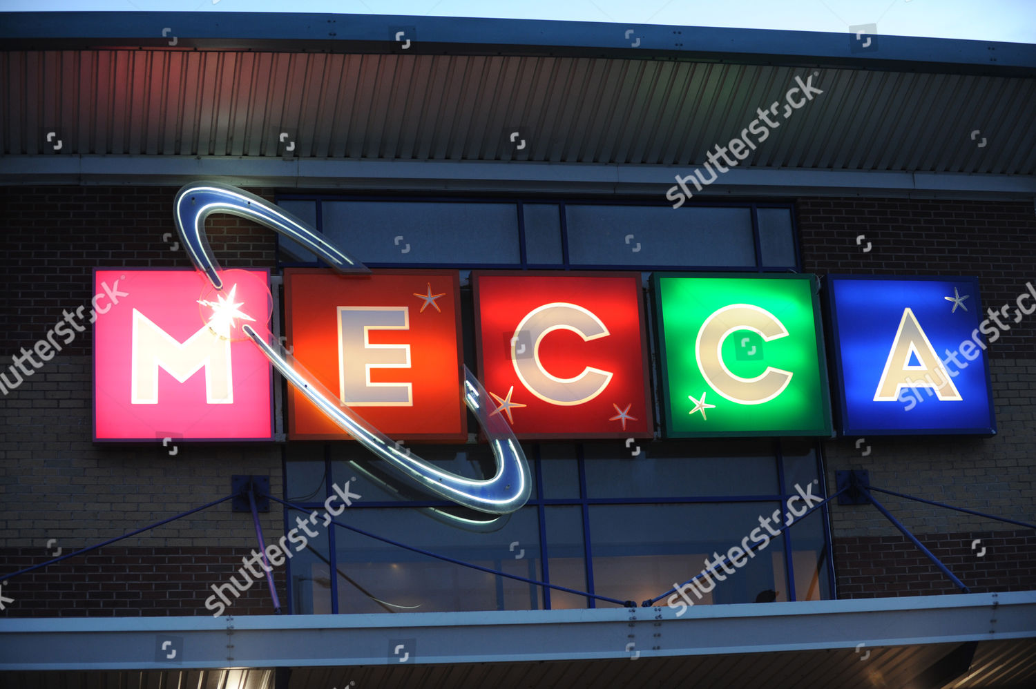 Mecca Bingo Sign Logo Night Wednesbury Editorial Stock Photo - Stock ...