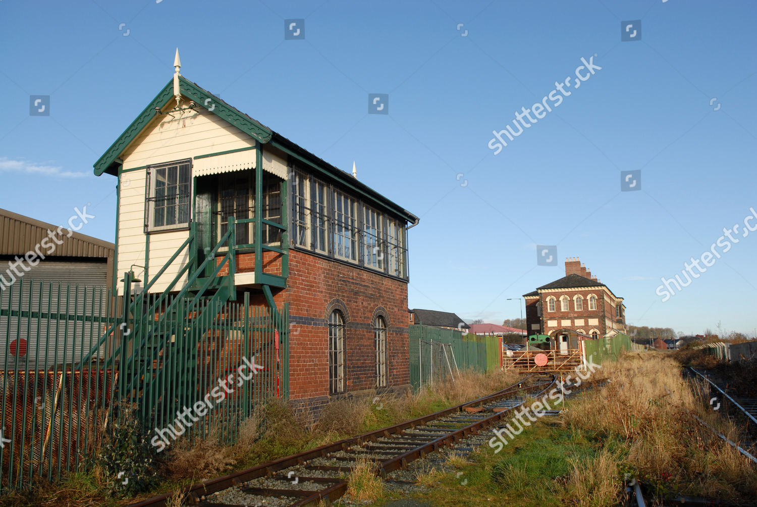 Former Oswestry Railway Station Signal Box Editorial Stock Photo ...