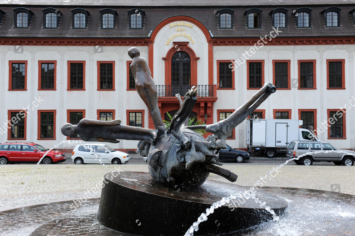 Modern Fountain Heidelberg Germany Deutschland Editorial Stock Photo ...